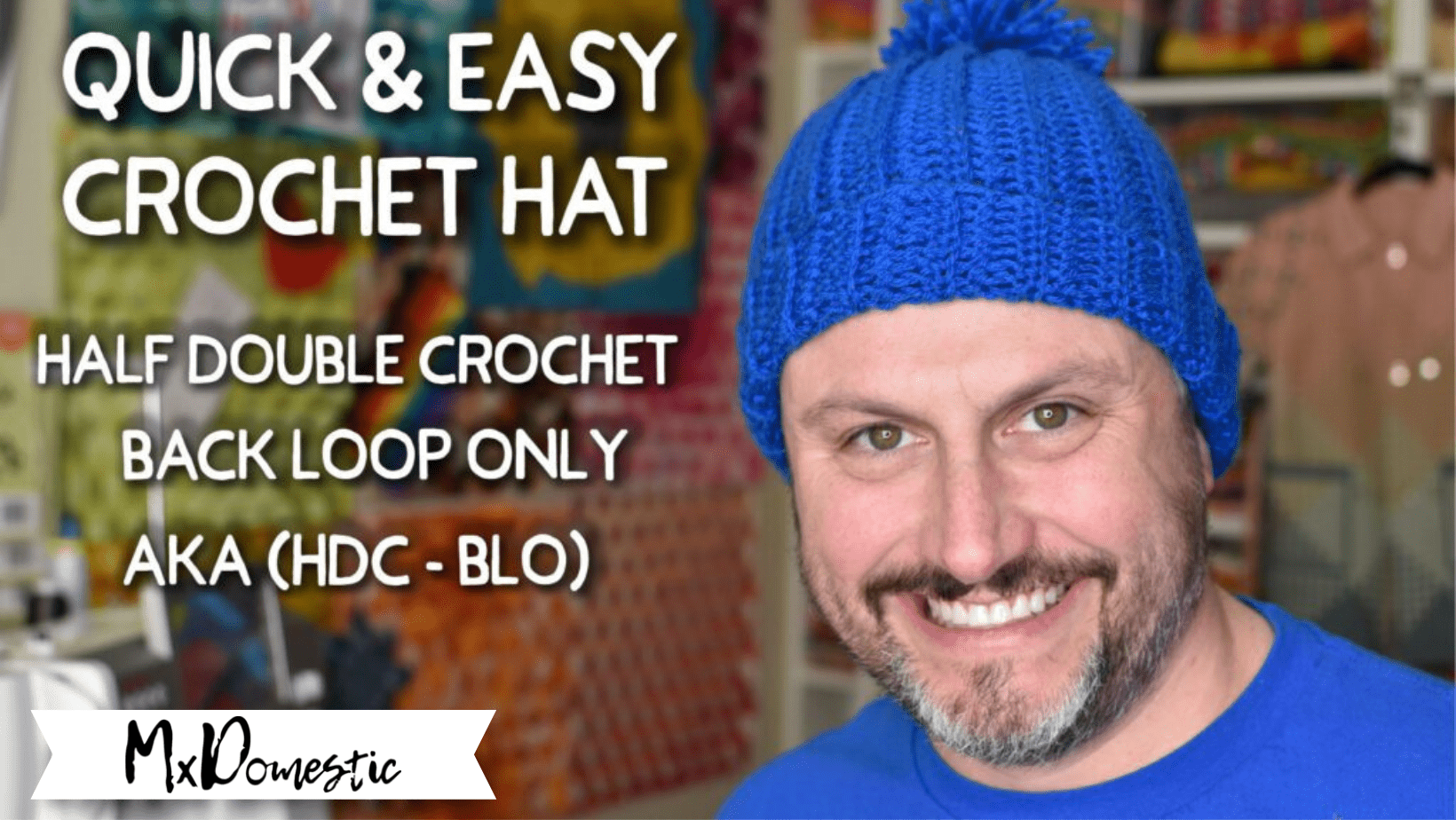 Quick & Easy Crochet Hat w Video Tutorial